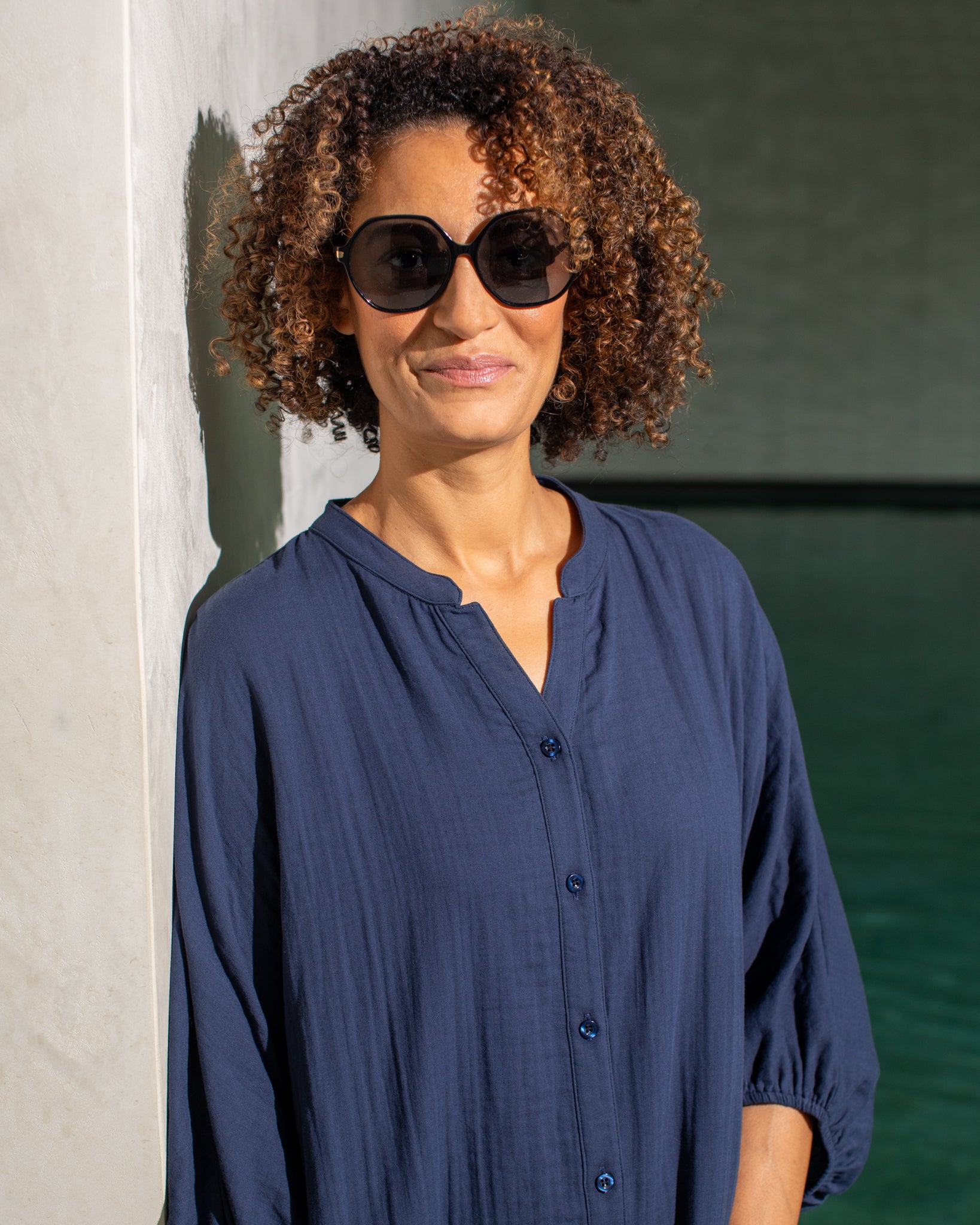 Dora Dress | Navy – chalk-store